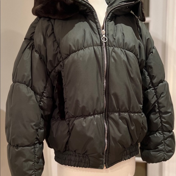 Belfe & Belfe | Jackets & Coats | Belfe Belfe Vintage Olive Green Faux ...